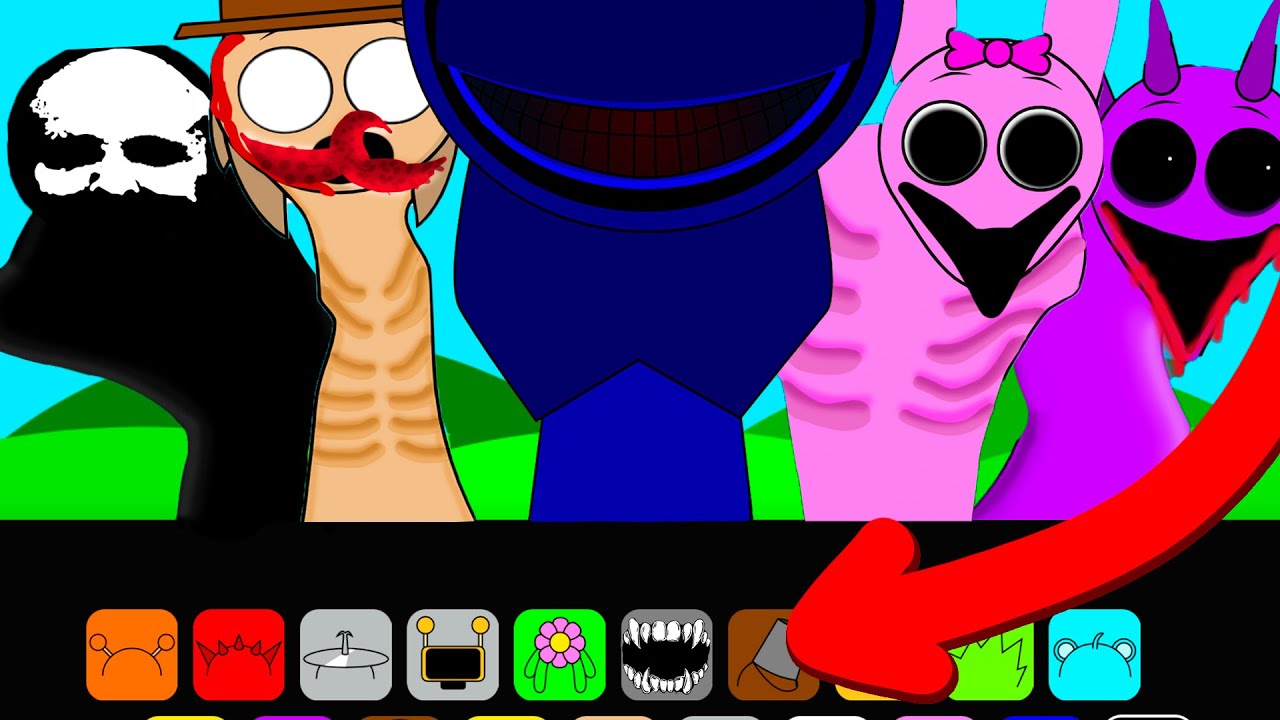 Incredibox SPRUNKI vs All CREATURES EDITION New Mode All Characters no ...