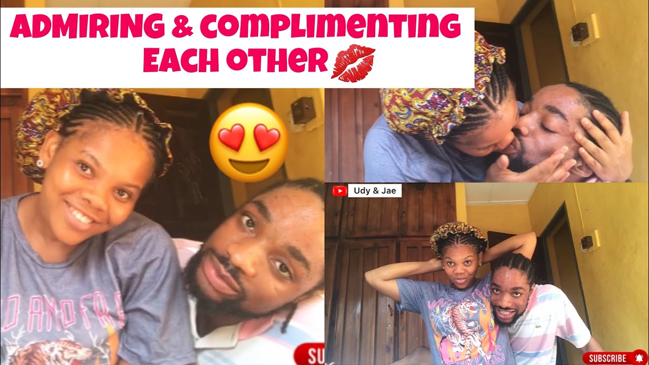 😍Love so sweet and natural, admiring and complimenting each other #relationshipgoals # ...