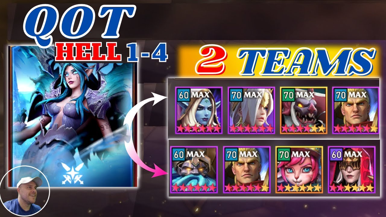Queen of Tides Guide HELL Stages 1-4 ( Two Teams) |Awaken Chaos Era ...