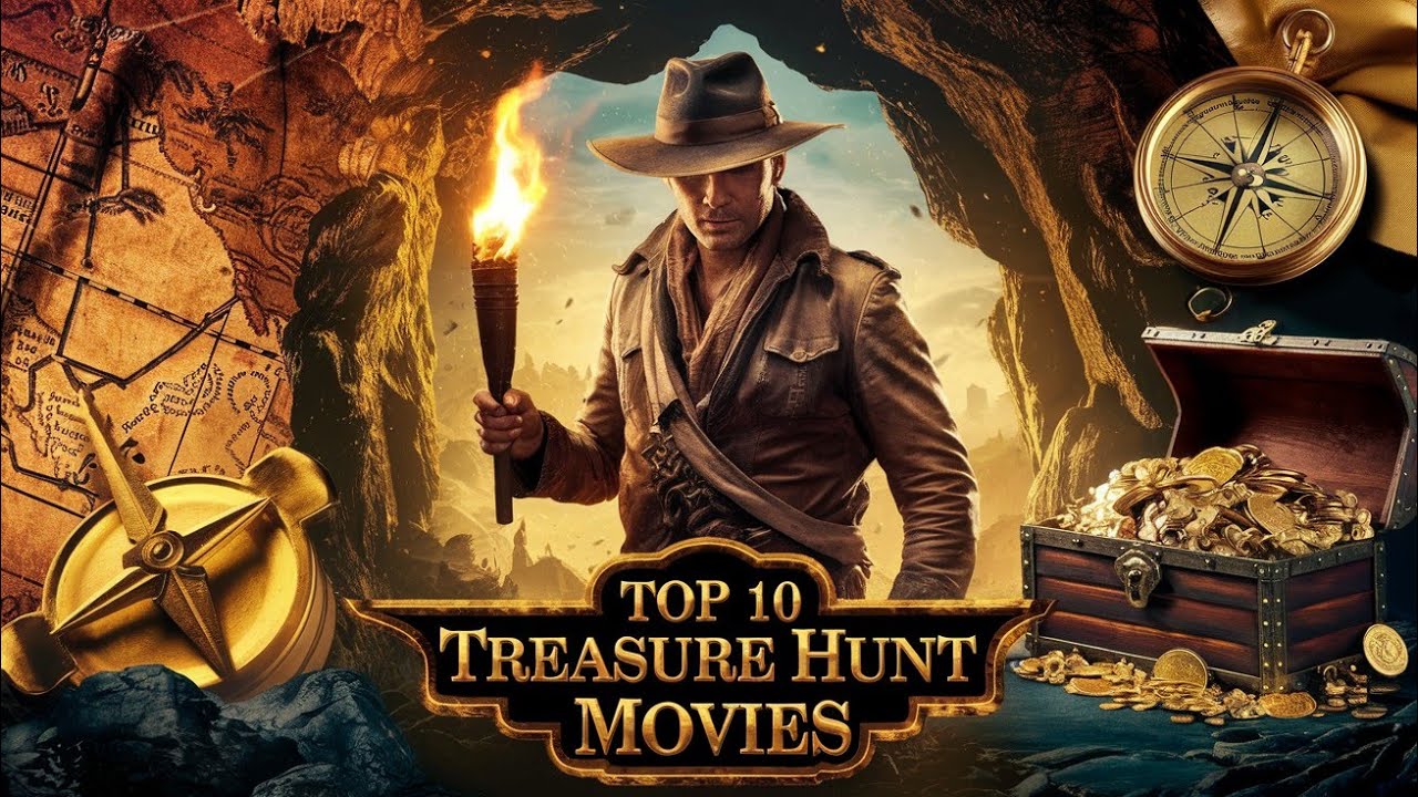 Top 10 Treasure Hunt Movies of All Time | Hindi Dubbed - YouTube