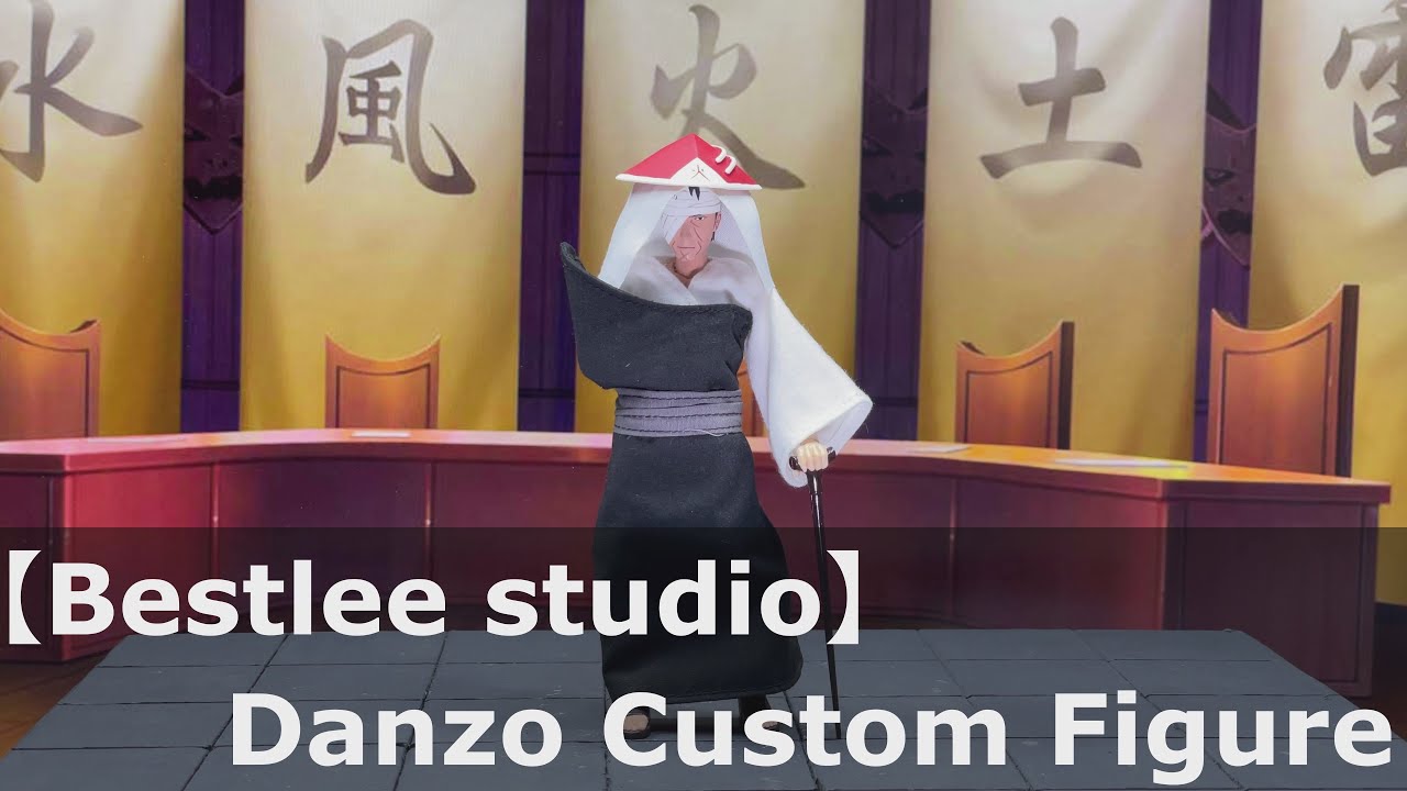 【Bestlee studio】-ナルト疾風伝- Naruto Shippuden Danzo 1/12 Custom Figure ...