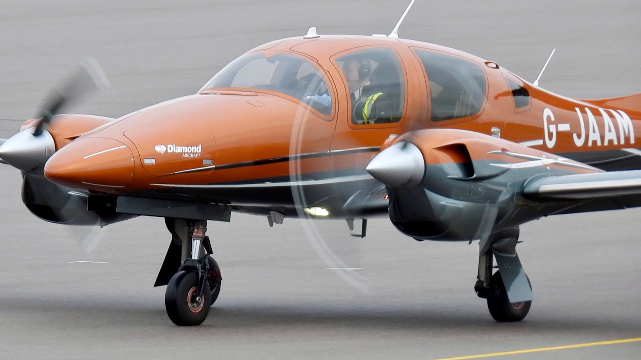 Burnt Orange paint | IAS Medical Diamond DA62 G-JAAM close-up - YouTube