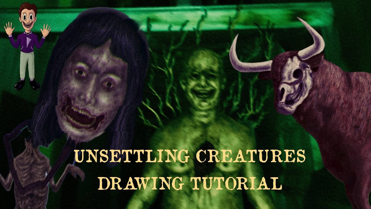 Analog Horror monsters drawing tutorial - YouTube