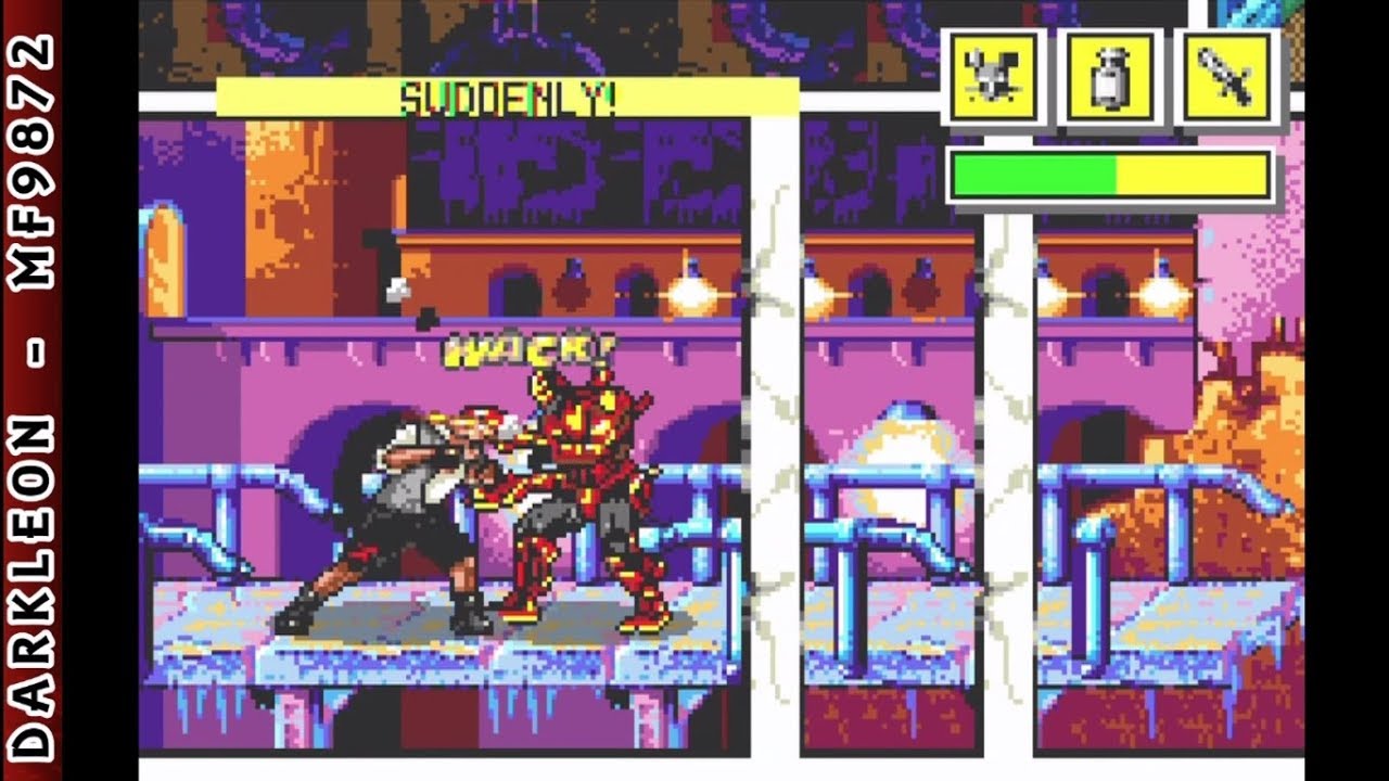 Game Boy Advance - Comix Zone © 2002 Sega - Gameplay - YouTube