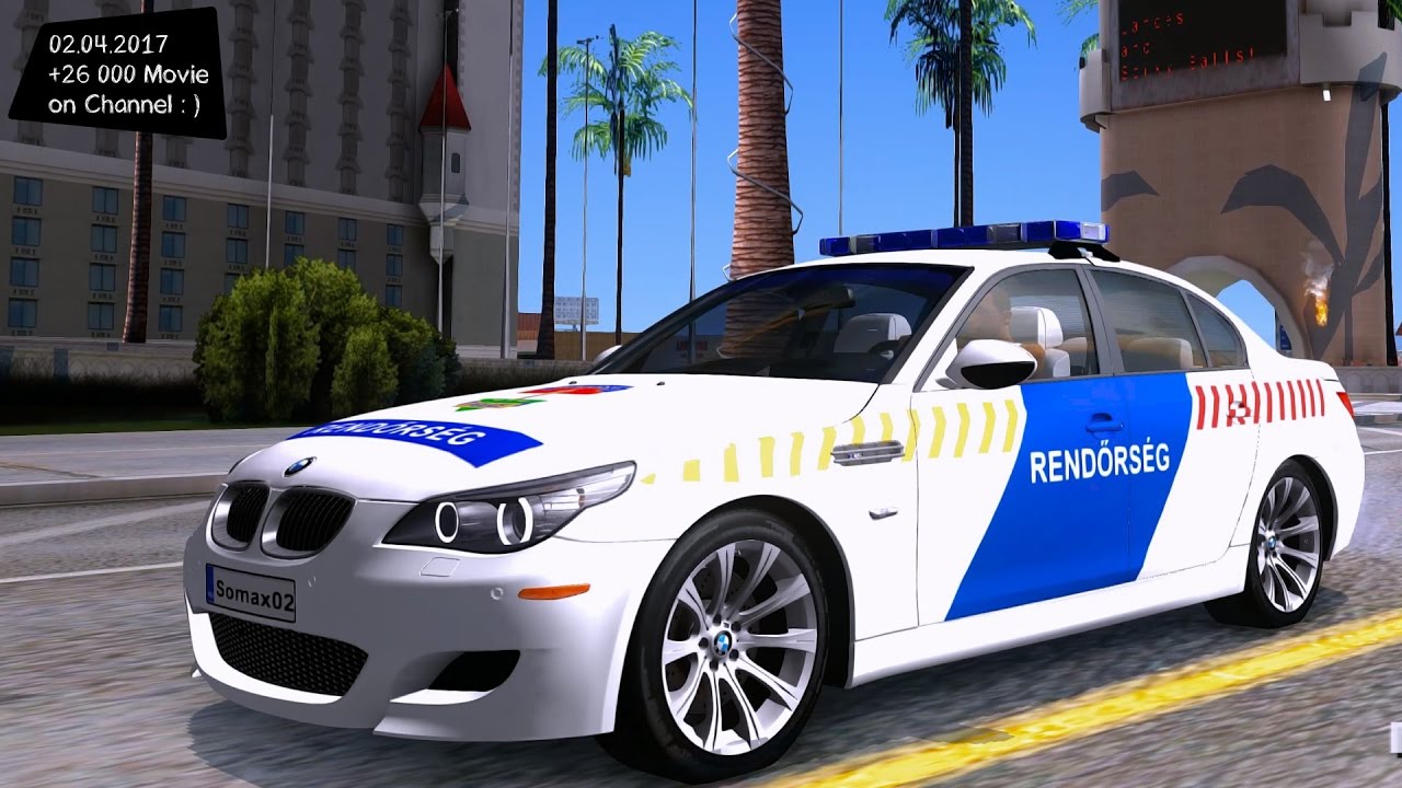 BMW M5 Hungary Police Car - GTA San Andreas TUNING / 🔥 4K / 60FPS 🔥 GTX ...