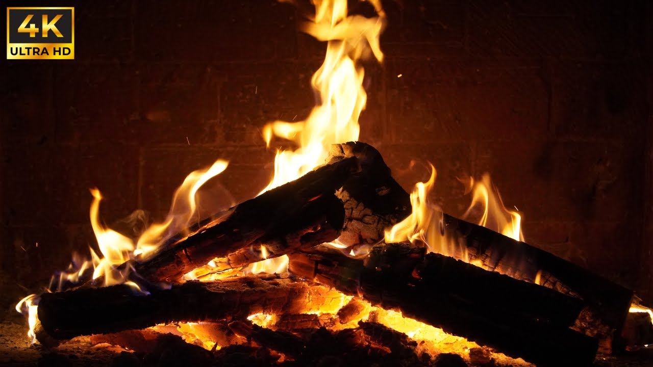 4K Fireplace ASMR 🔥 | Tranquil Fire Sounds for Meditation & Peace - YouTube