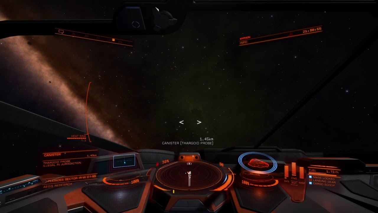 Thargoid probe in a canister - YouTube