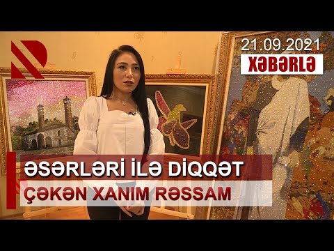 Əsərləri ilə diqqət çəkən xanım rəssam