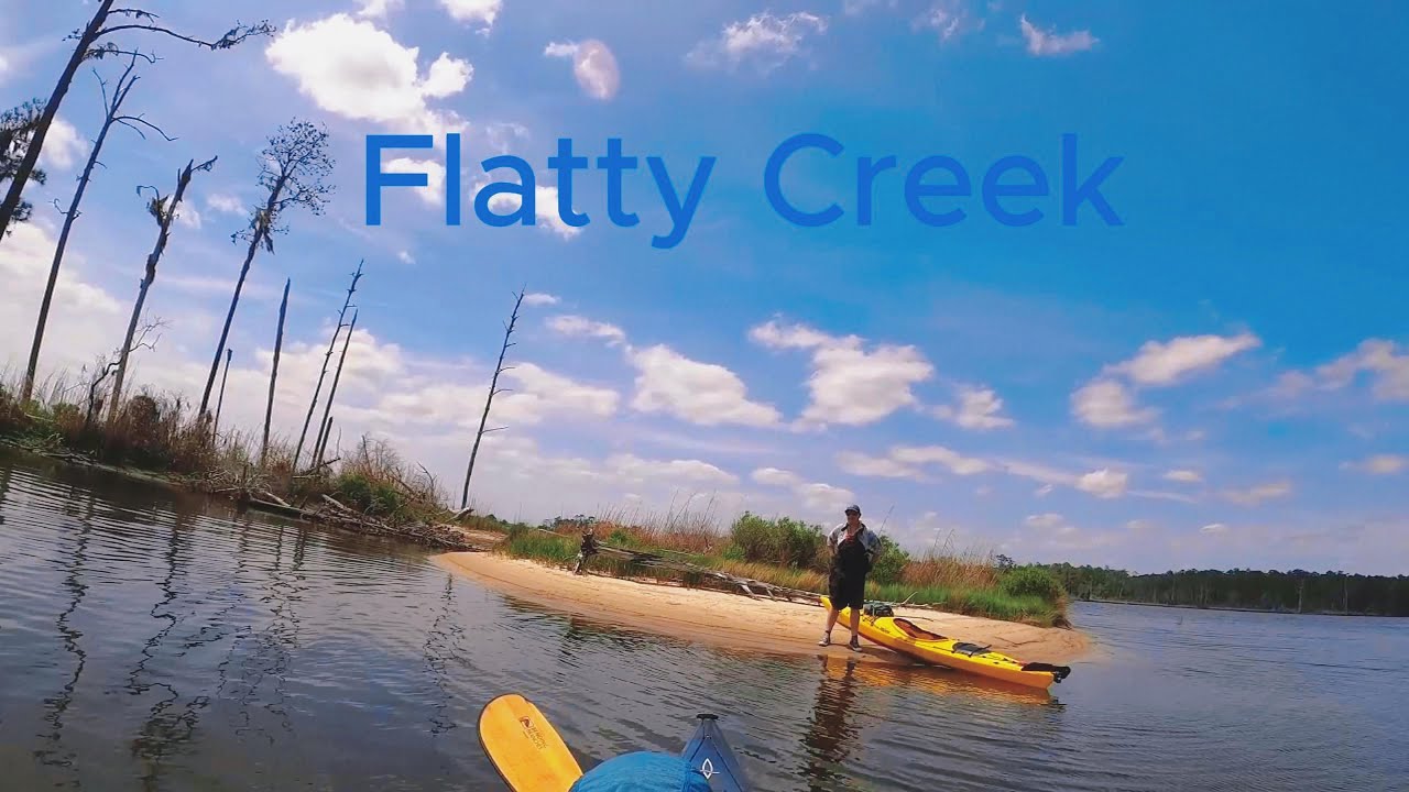 Kayak Exploring Flatty Creek, NC - YouTube