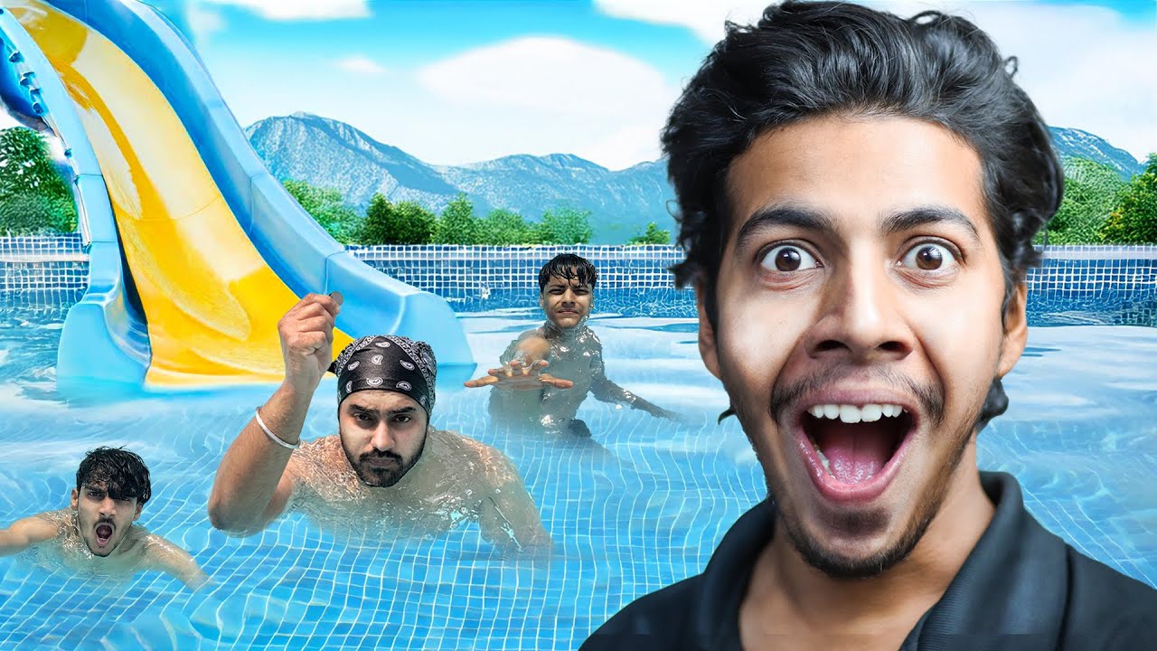 Last one to leave the pool wins - YouTube