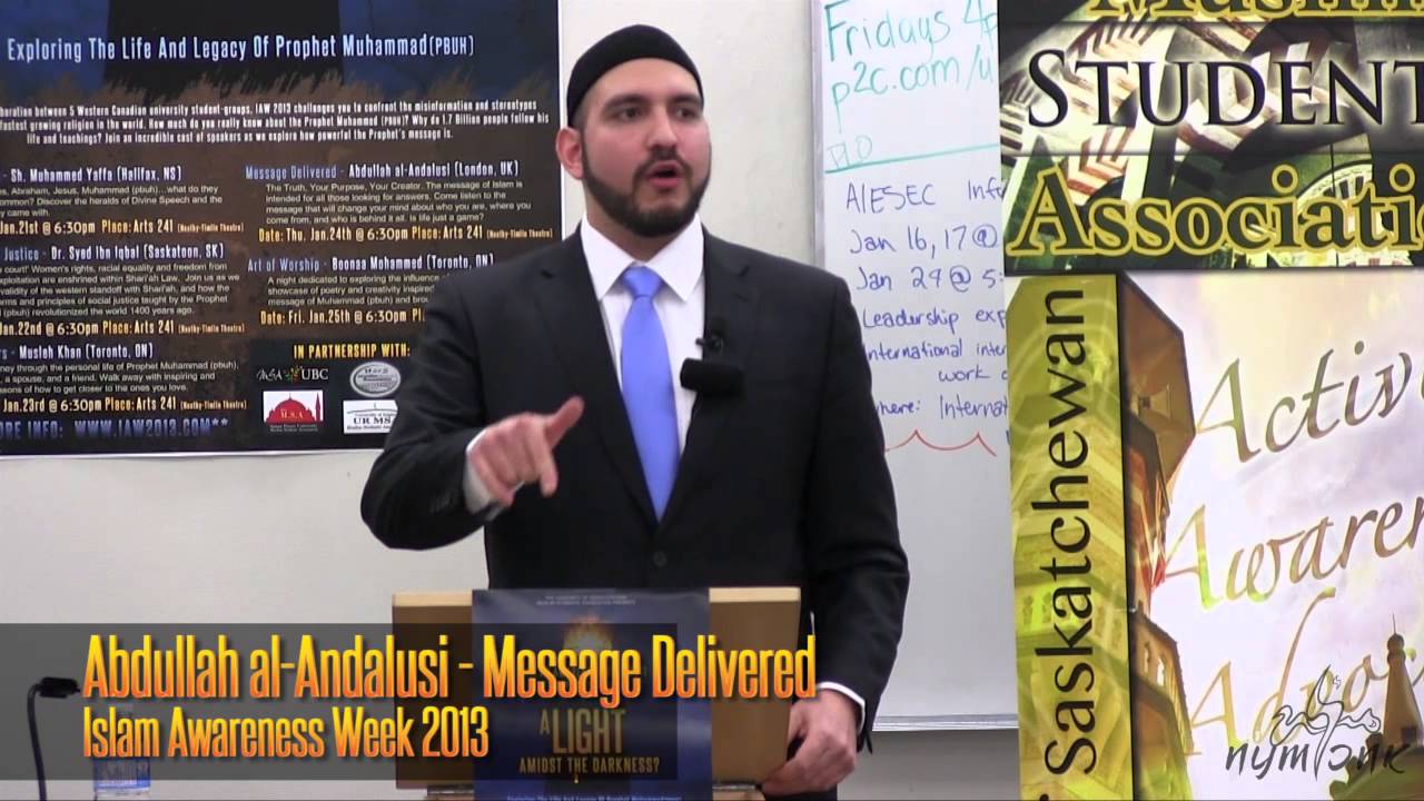 Message Delivered by Abdullah al-Andalusi - IAW 2013 - YouTube