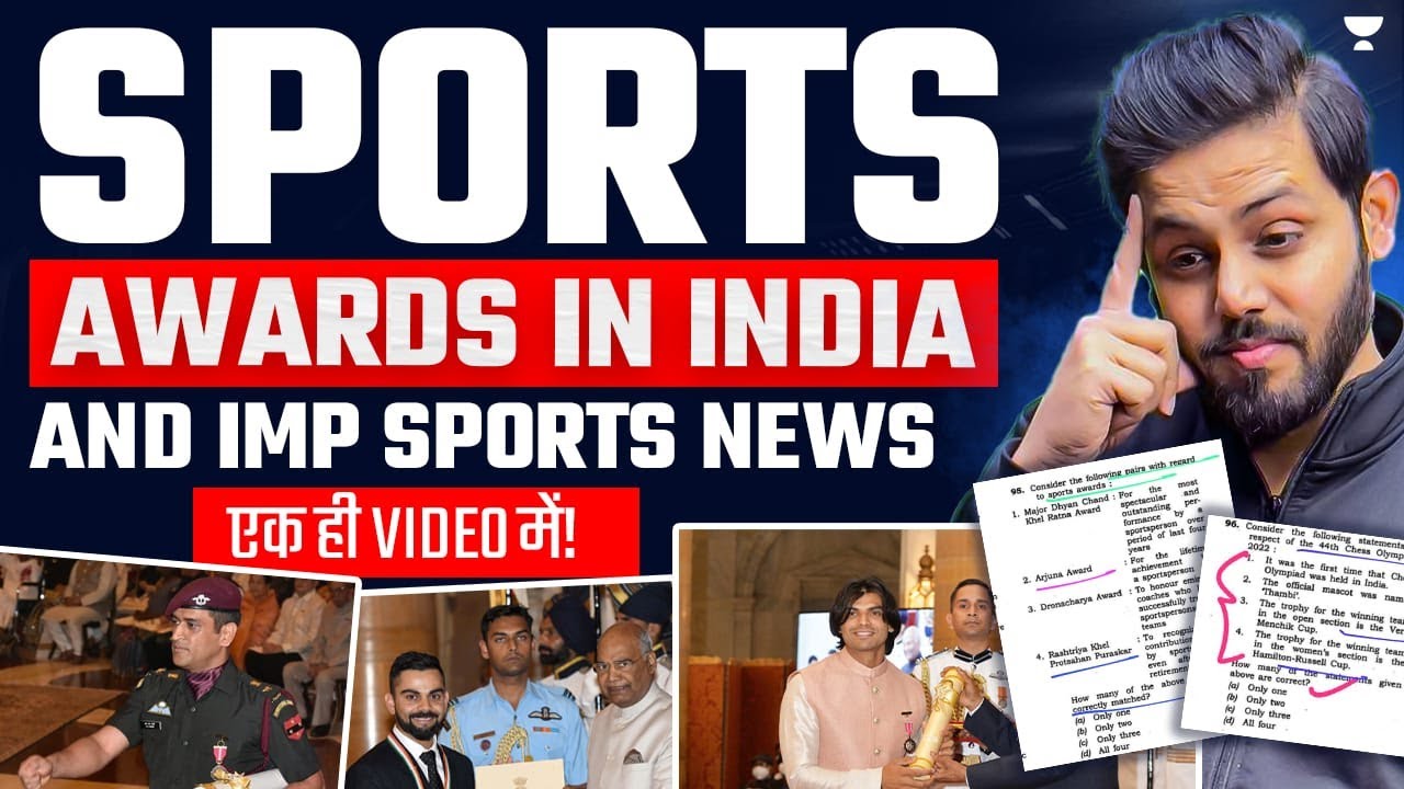 [Sports and Award] Sports Awards In India & Imp Sports In News ...