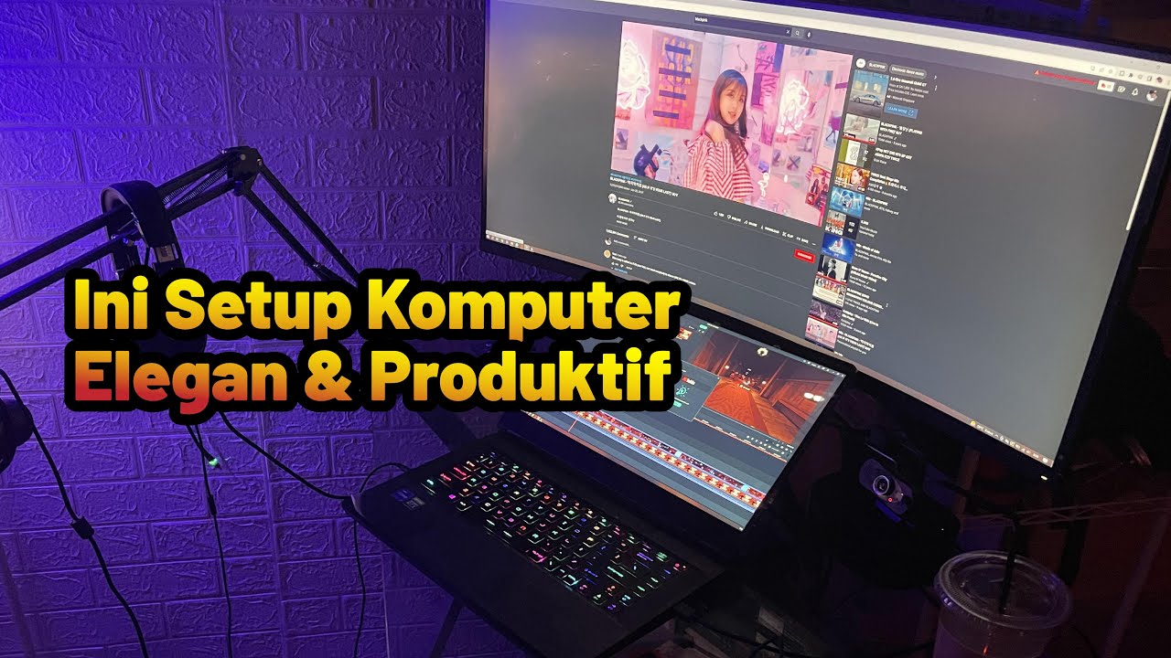 komputer rumah- Setup Elegan dan Produktif - Computer Setup - YouTube