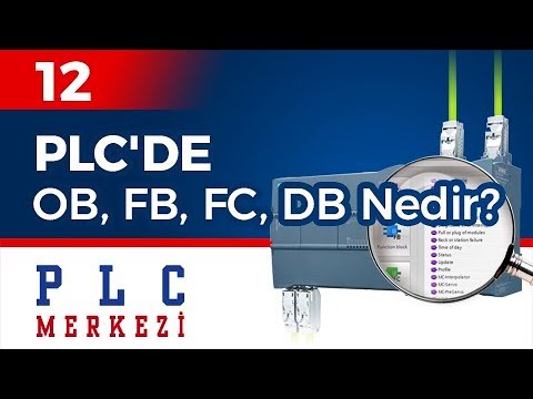 PLC'de OB, FB, FC, DB Nedir? | S7-1200 PLC Programlama Eğitimi - 12