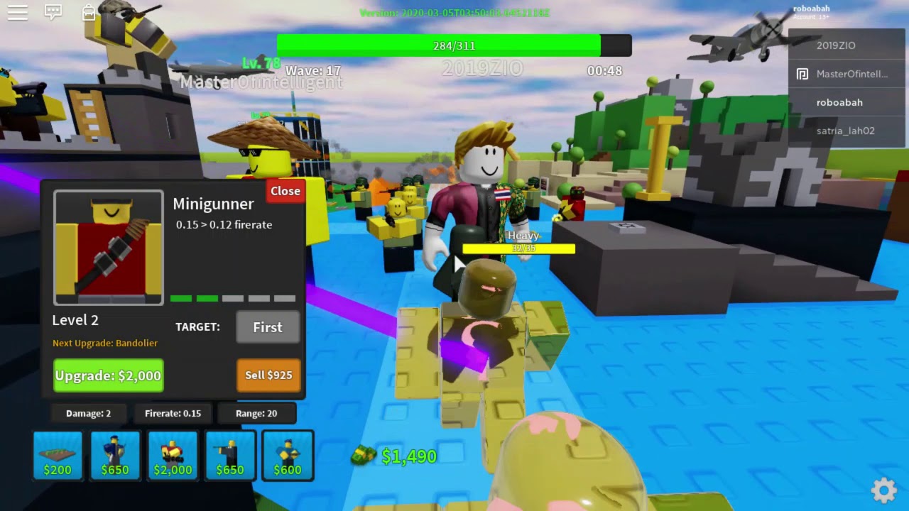 Playing Tower Defence Simulator EP1 - YouTube