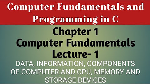 Computer Fundamentals and Programming in C - YouTube