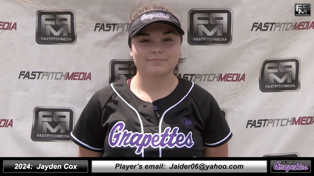 2024 Jayden Cox Power Hitting Third Base Softball Skills Video - Ca ...