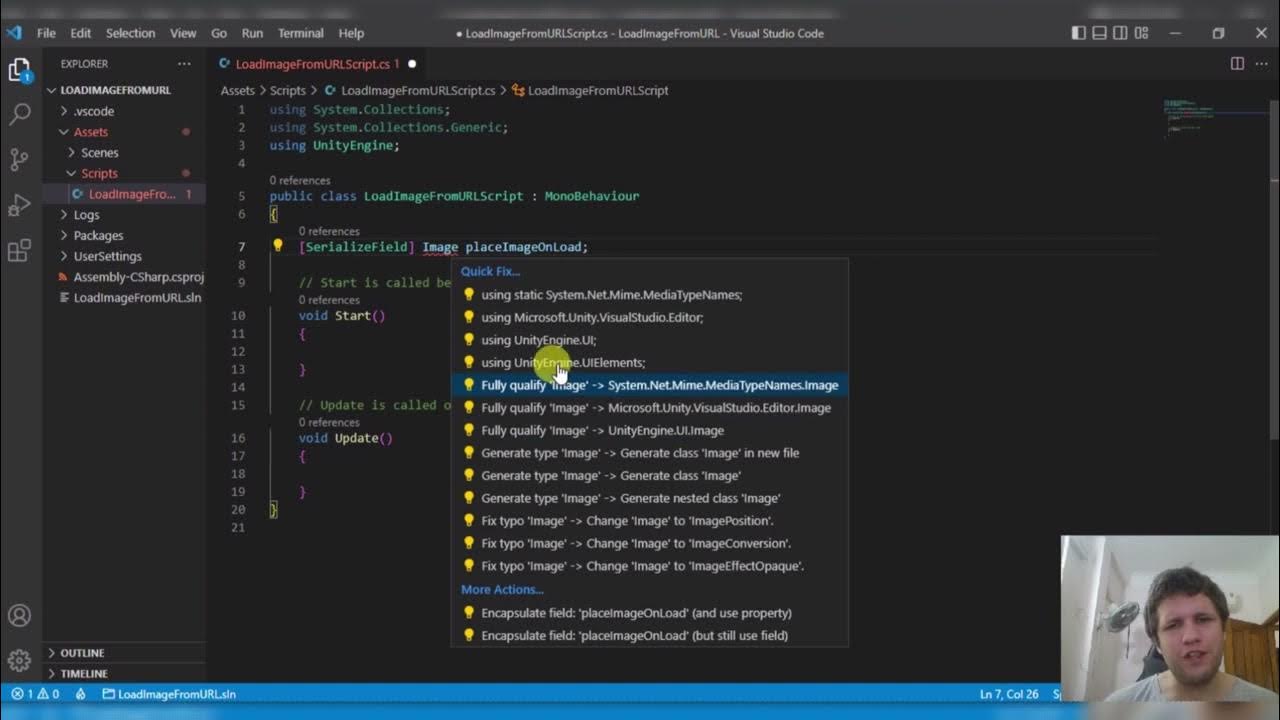 Unity: How to download URL and place as image - YouTube