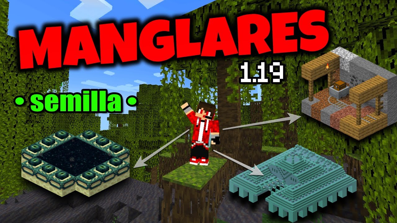 SEMILLA de MANGLAR para MINECRAFT 1.19 BEDROCK EDITION!! - YouTube