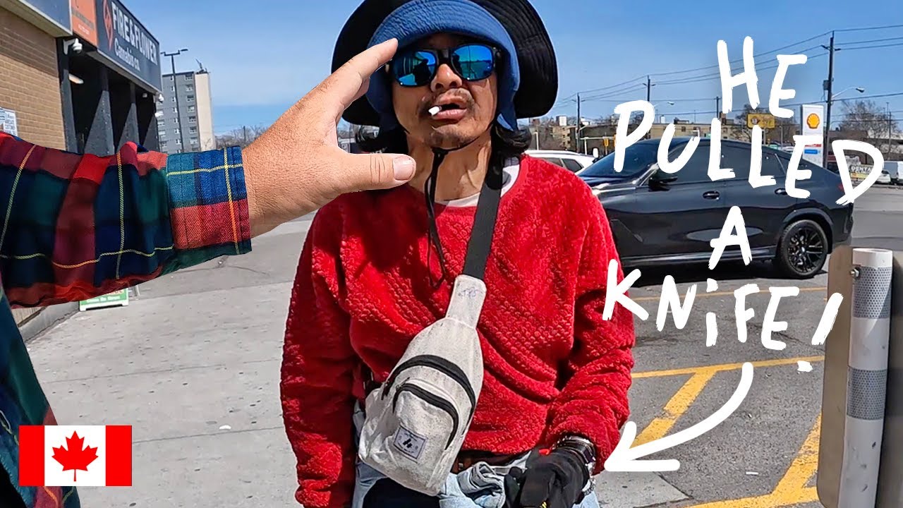 Knife Pulled On Me While Filming in Toronto’s Hood! 🇨🇦 - YouTube