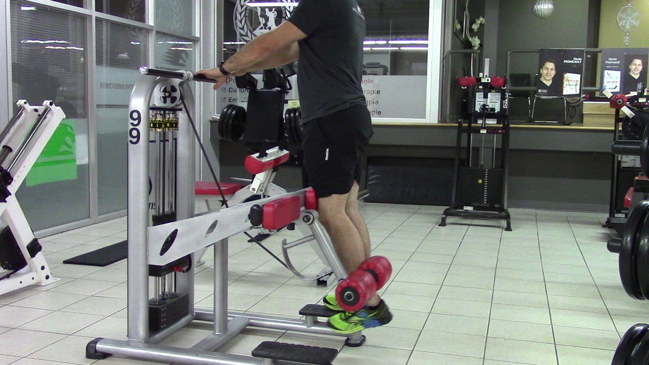 Leg curl unilatéral en position debout - YouTube