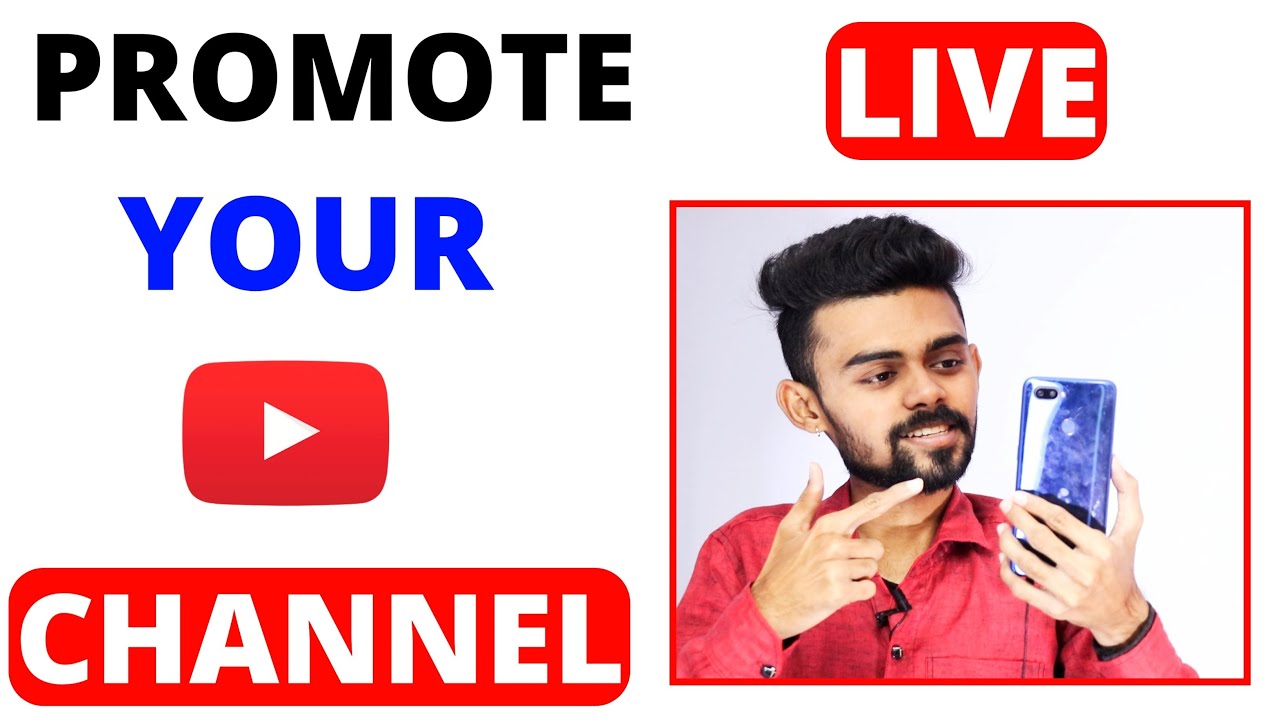 How to promote your youtube channel - LIVE - CALL 8141337870 - YouTube