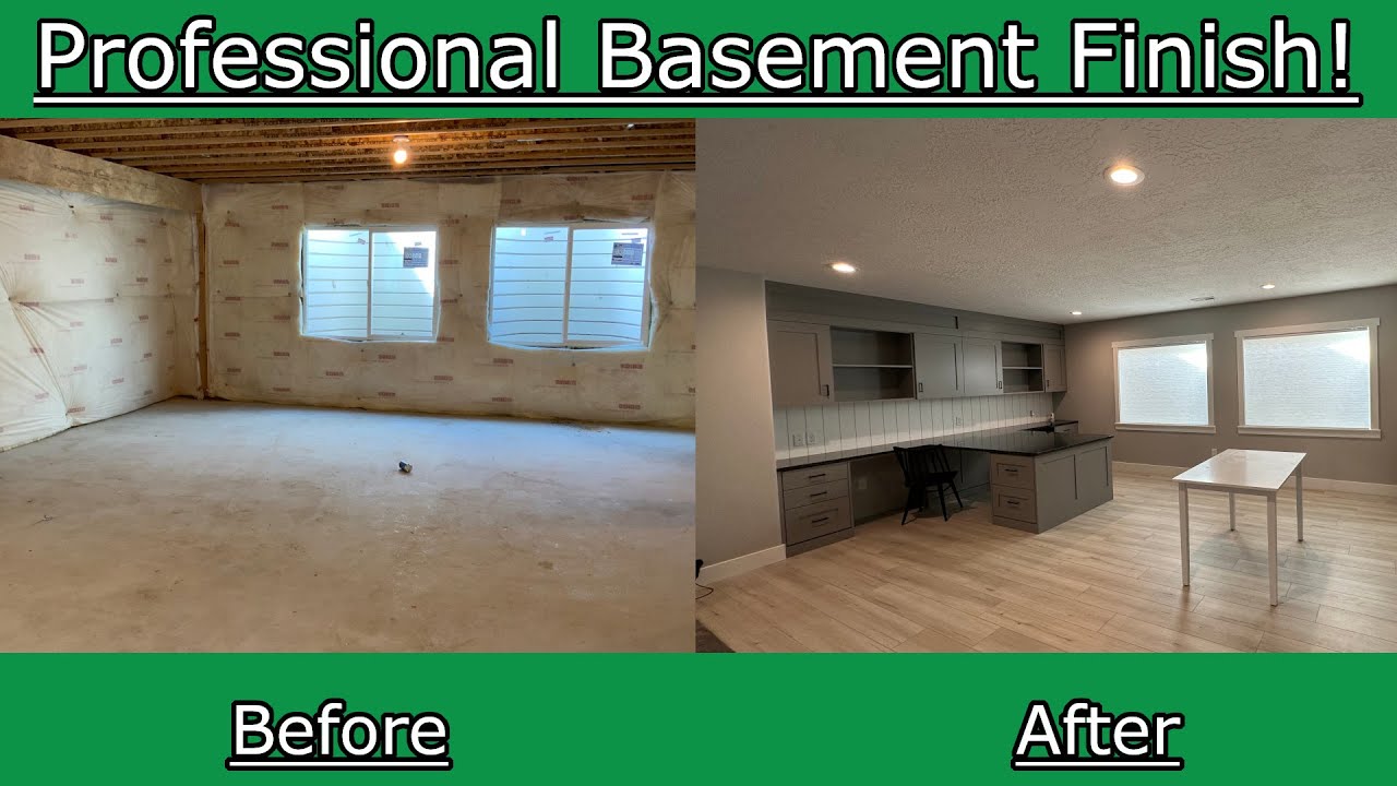 Fully Finished Basement | 120K | Start to Finish - YouTube