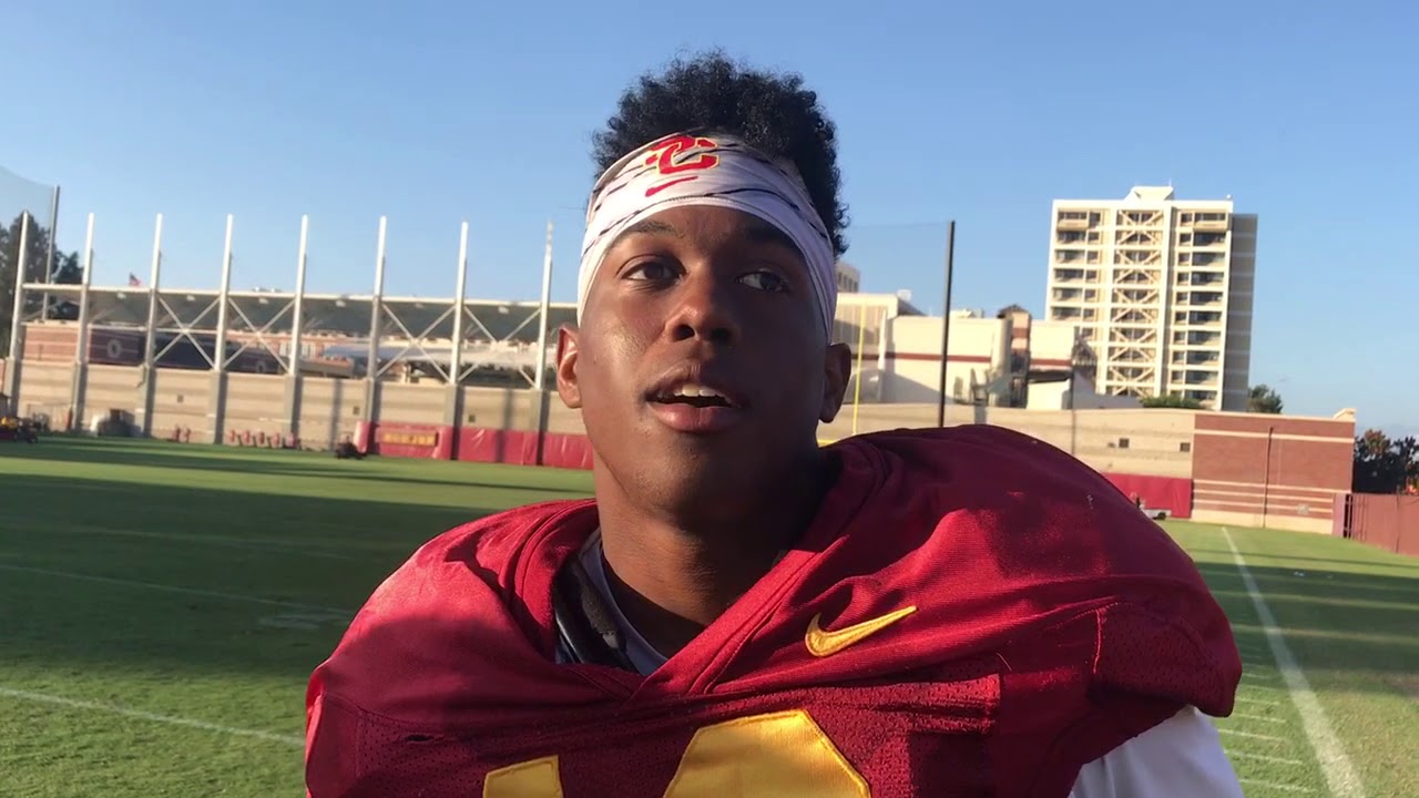 LB Levi Jones returns home for USC vs Texas - YouTube