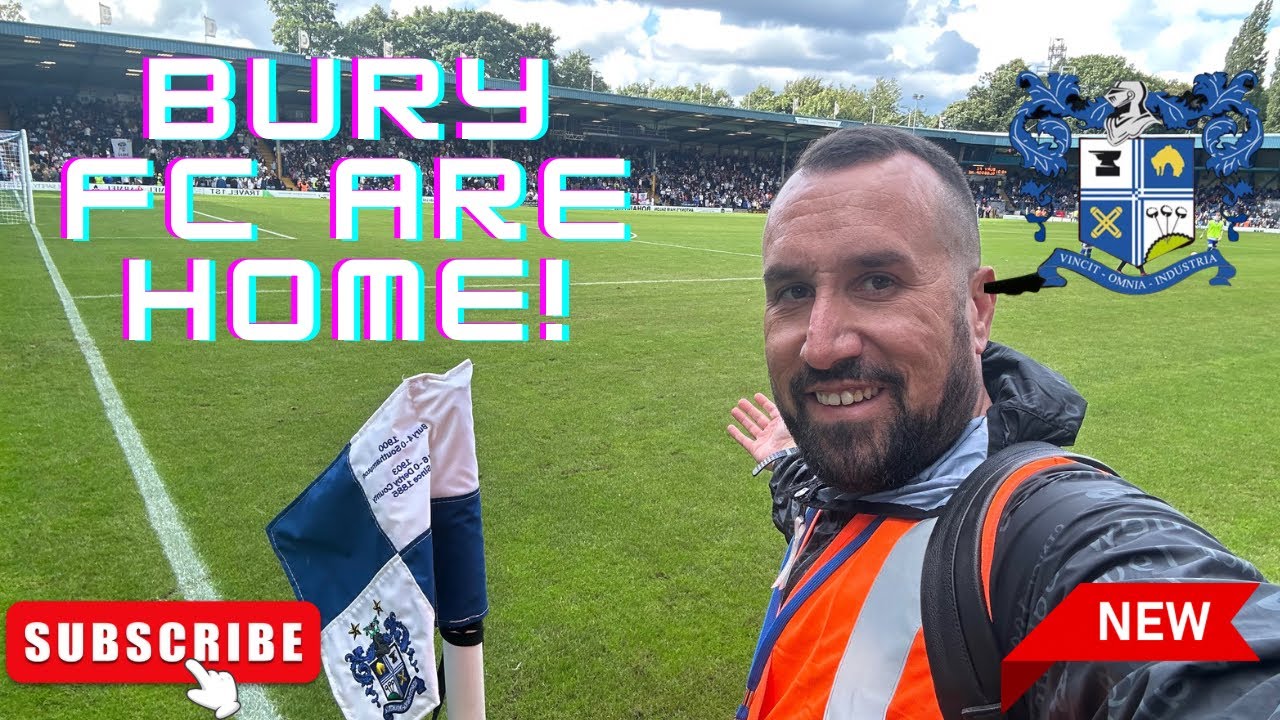 BURY FC FIRST LEAGUE GAME AT GIGG LANE IN 4 YEARS!! I Was There. - YouTube