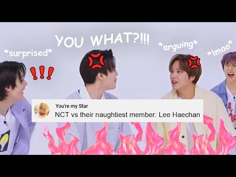 Lee Haechan making NCT lose their patience