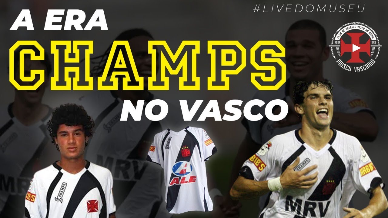 A ERA CHAMPS NO VASCO DA GAMA - COLEÇÃO CAMISAS DE FUTEBOL - MUSEU ...