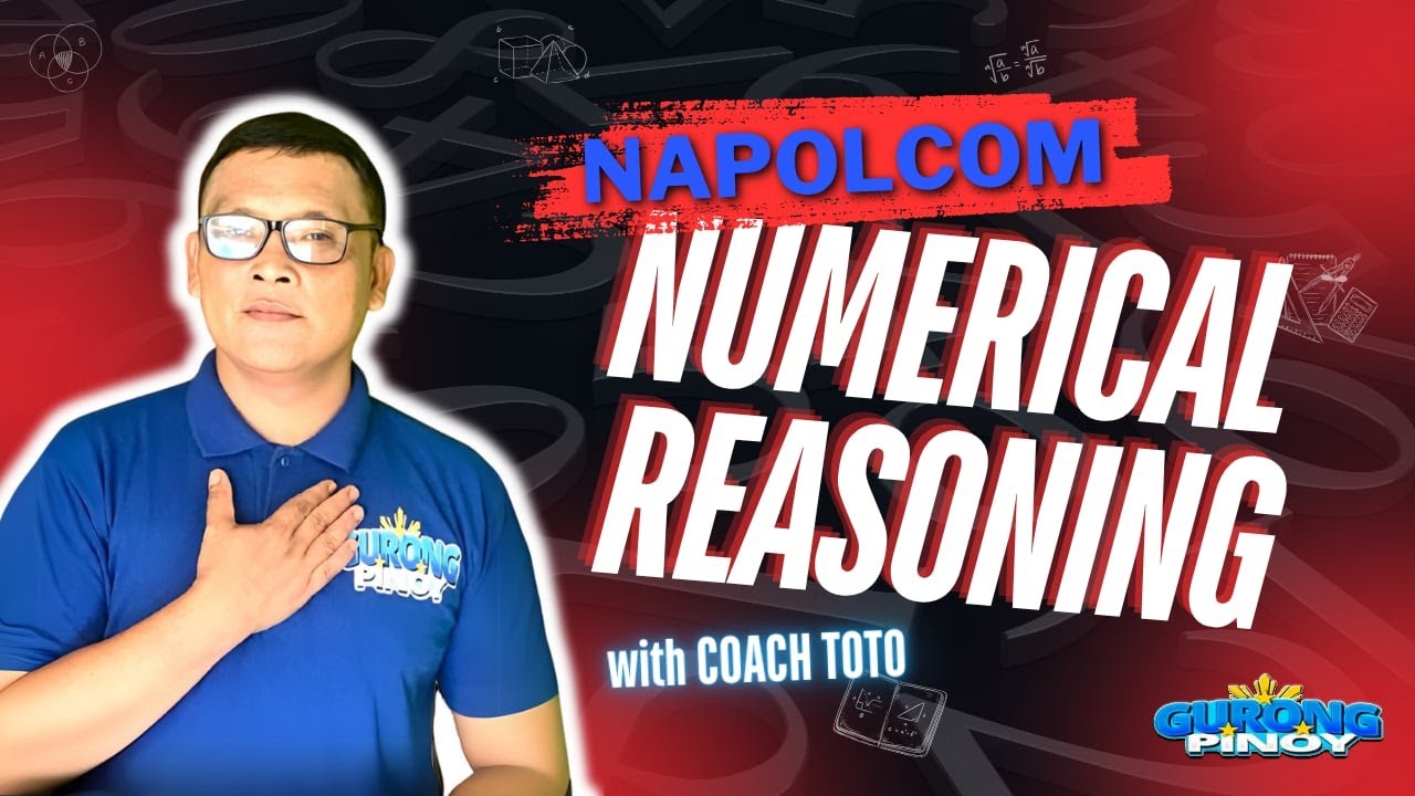 NAPOLCOM Exam Quantitative Reasoning (July 31, 2025) - YouTube