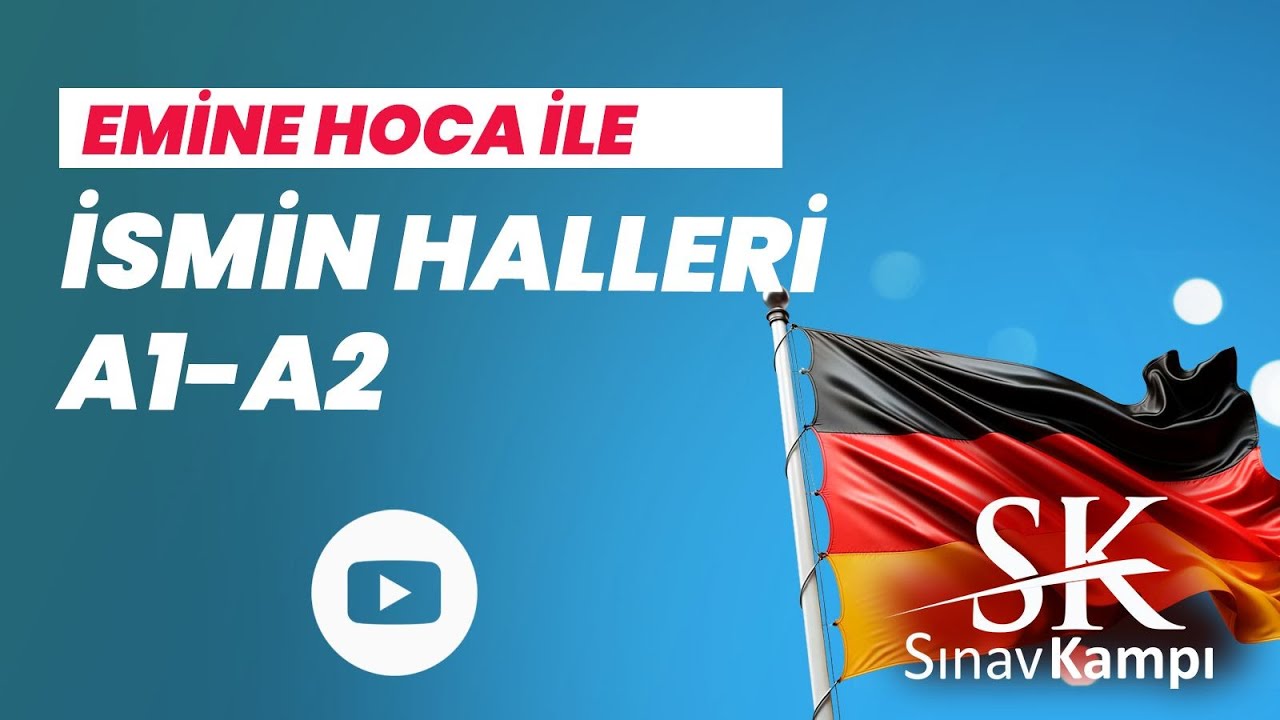 ALMANCA İSMİN HALLERİ A1-A2 I EMİNE HOCA - YouTube