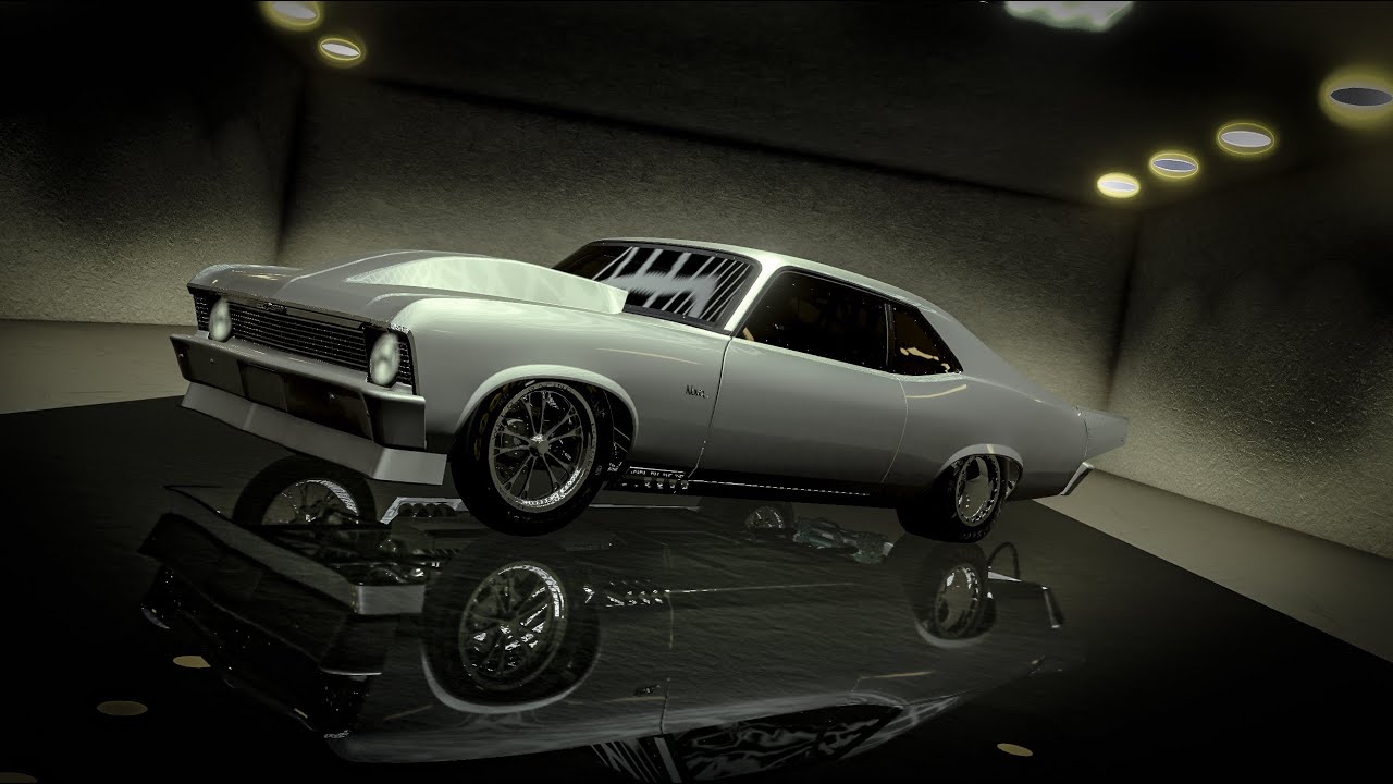 Beamng.drive - NEW 70 NOVA DRAG CAR - YouTube
