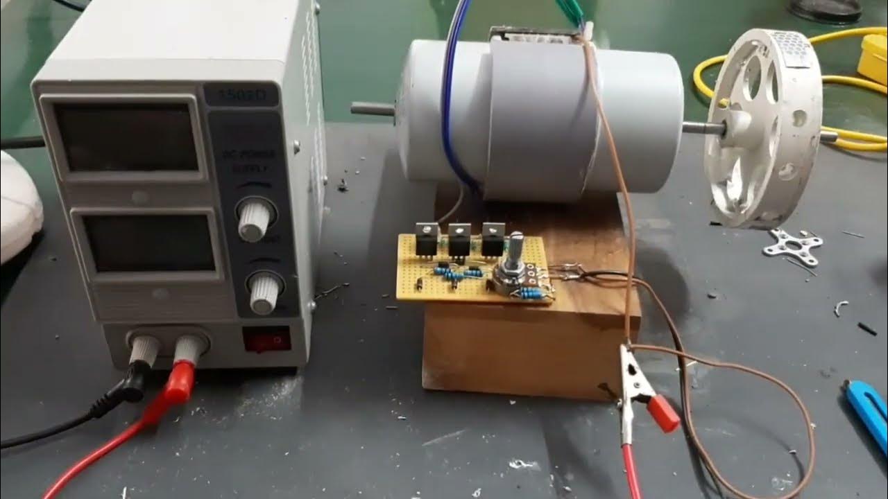 Home made bldc controller and bldc motor - YouTube