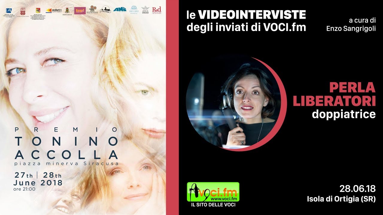 PREMIO TONINO ACCOLLA 2018 su VOCI.fm - Perla Liberatori - YouTube