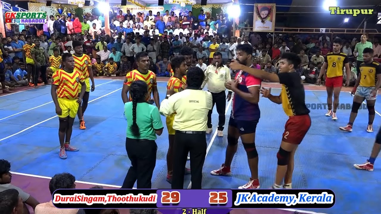 Final 🔥| Duraisingam Thoothukudi Vs JK Academy Kasaragod Kerala | South India Kabaddi Match ...