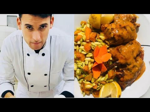وصفه رائعه للدجاج 🍗🥘بالموطارد و كريم فريش سهله و اقتصادي 😋Poulet a la ...