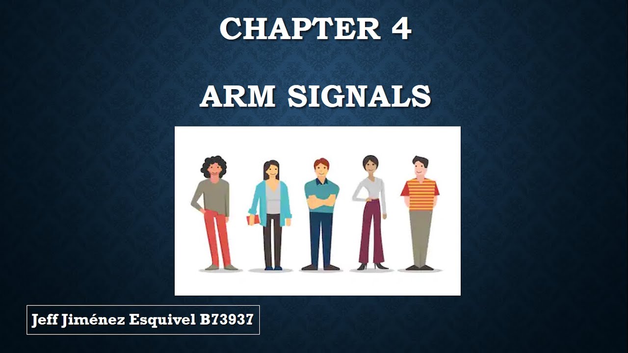 Presentation Chapter 4 Arm Signals - YouTube