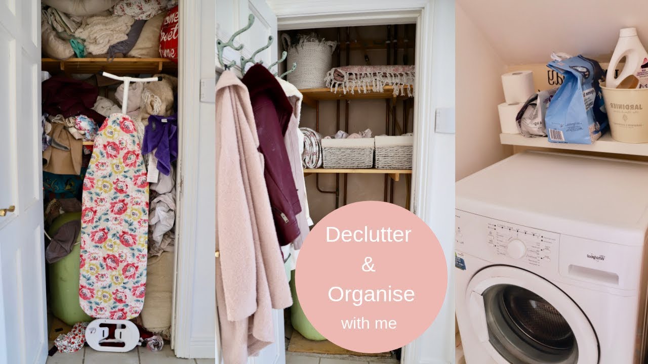 Declutter and organise my home with me - YouTube