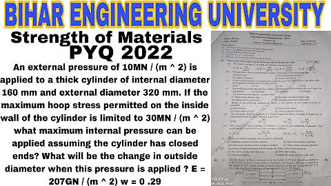 SOM PYQ playlist || Strength of Materials || beu pyq solution || aku pyq solution || @beu helper ...