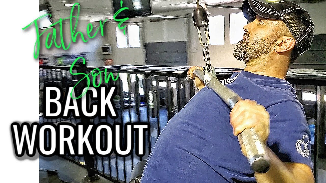 Father & Son Bodybuilding | Back Workout - YouTube