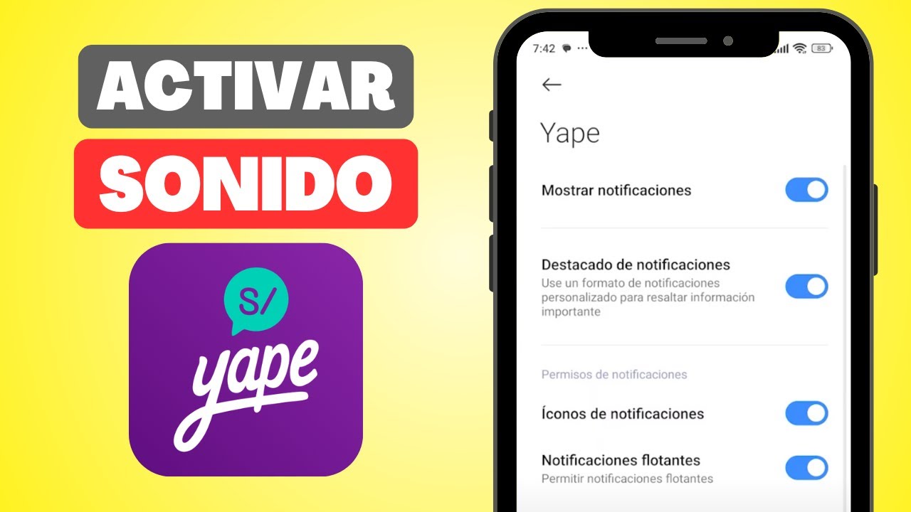 Cómo ACTIVAR el SONIDO de YAPE en mi CELULAR (Guía Completa!) - YouTube
