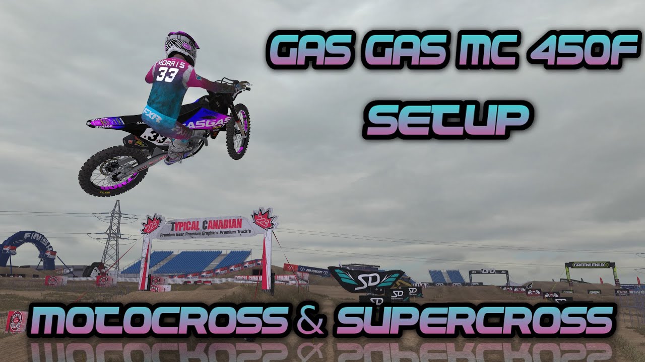 Fast GAS GAS 450 / MC450F Setup ( beta 18 tune ) MX Bikes Supercross ...