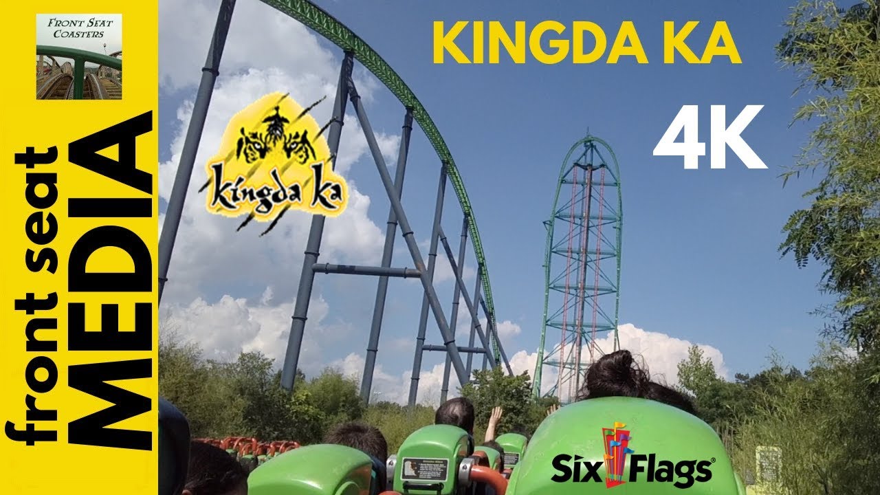 Kingda Ka POV 4K On-Ride Six Flags Great Adventure World's Tallest ...