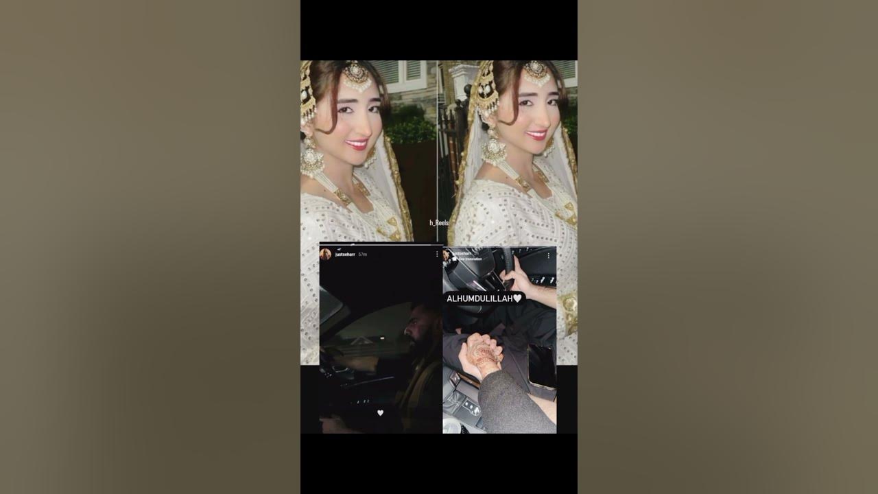 Sehar Mirza with her husband lovely moments #seharmirzawedding #couplestatus #shortvideo #uk # ...