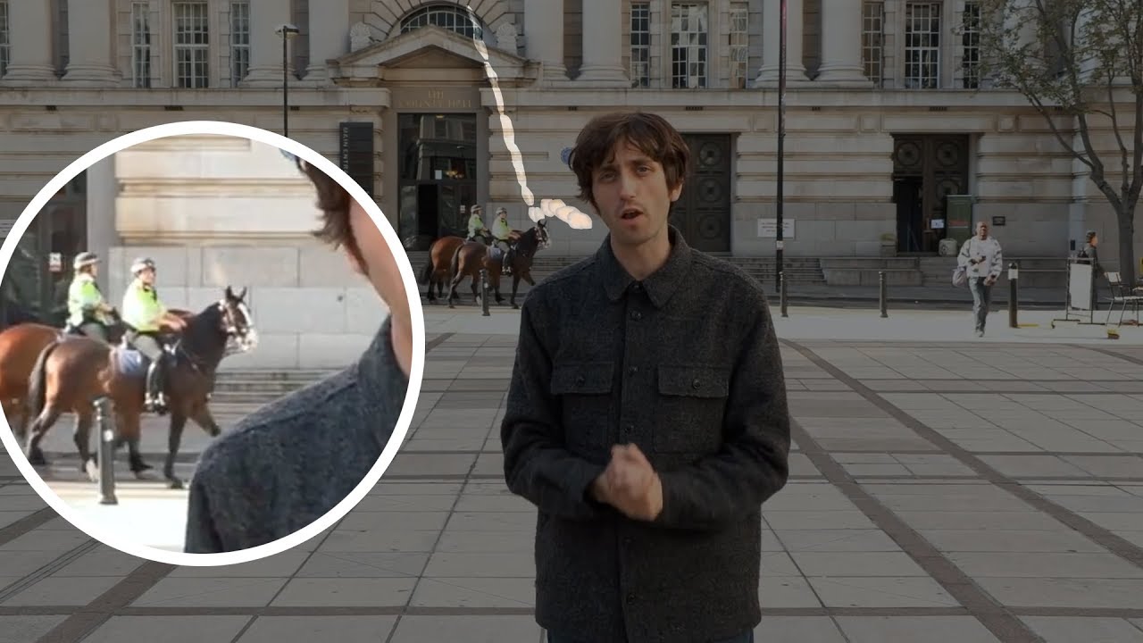 Did Jay Forman hit a police horse in the head with a cardboard frisbee ...