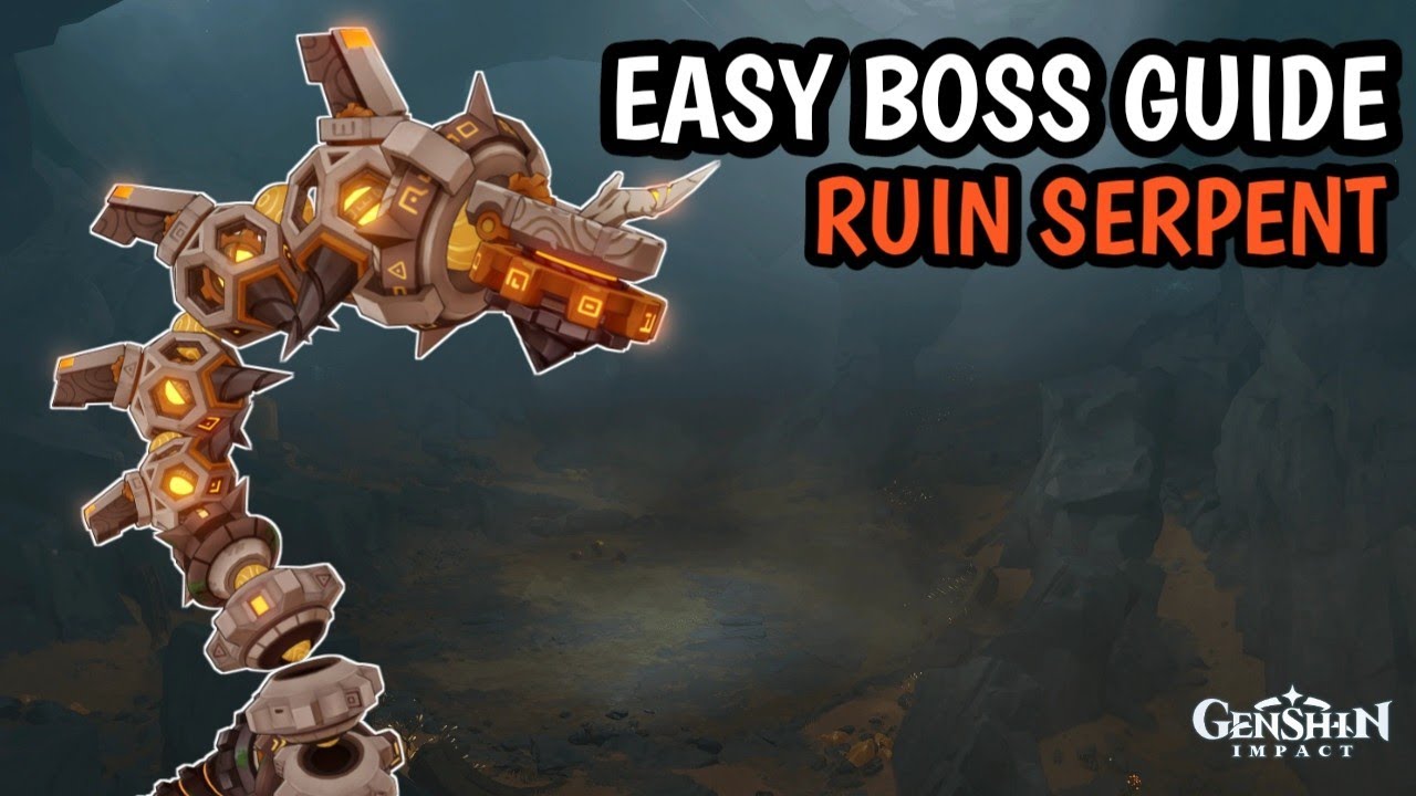 Easy Boss Guide : Ruin Serpent | Genshin Impact - YouTube