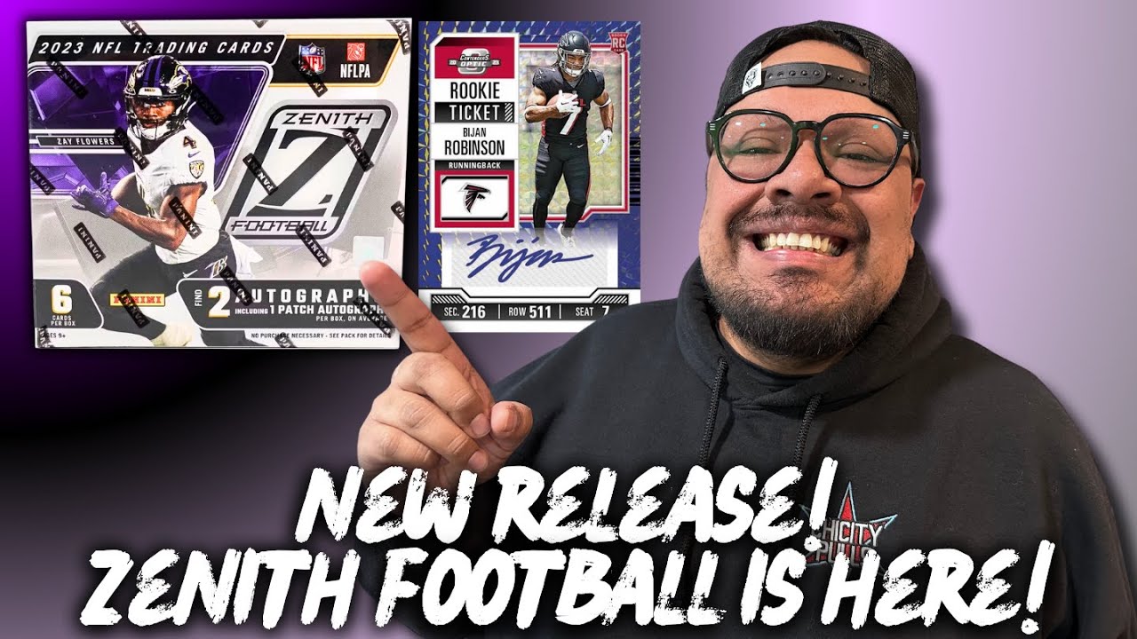 NEW RELEASE: 2023 PANINI ZENITH FOOTBALL HOBBY BOX! CONTENDERS OPTIC ...