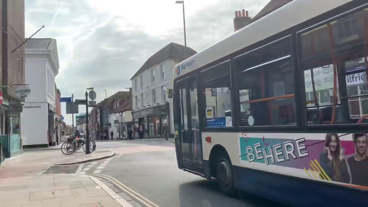 STAGECOACH BUS ROUTE 600 PASSING THROUGH SOUTH STREET CHICHESTER - YouTube